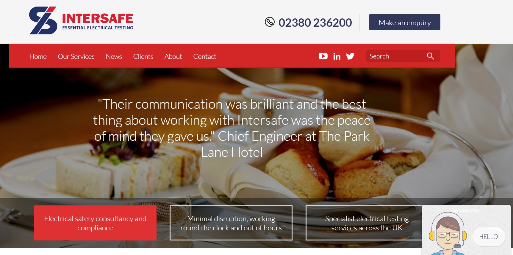 Intersafe Launch New Responsive Website with Live Chat - Intersafe