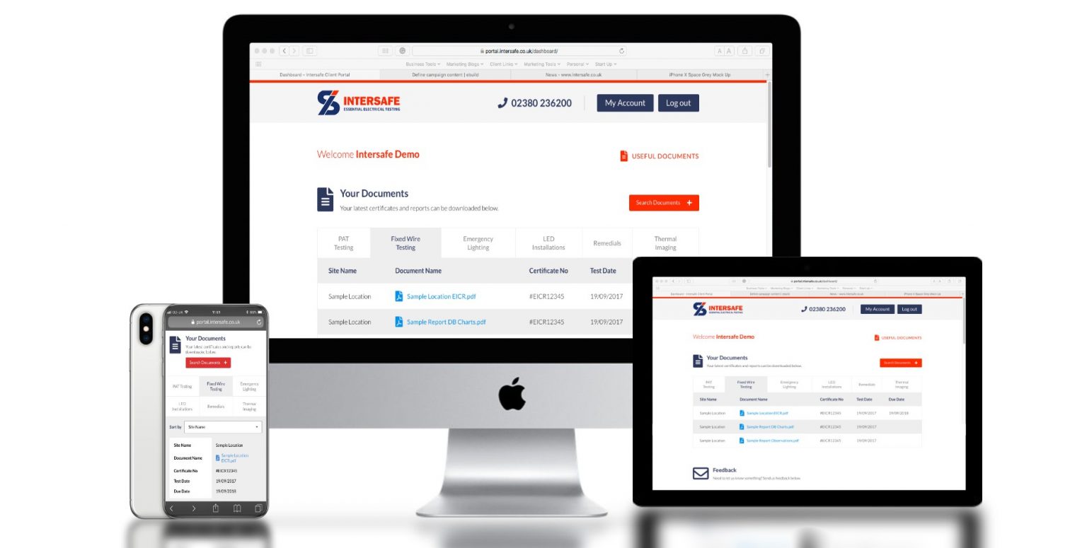 Intersafe Launches Client Portal - Intersafe